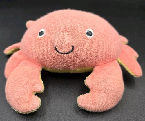 Carter' s Pink Crab Lobster Baby Toy Rattle Cotton Terry Cloth Plush ...