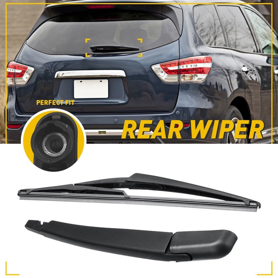 Car Rear Windshield Wiper Arm & Blade Set For Nissan Rogue Pathfinder ...