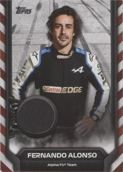 2021 Topps Formula 1 - F1 Relics #F1R-FA Fernando Alonso /155 (MEM) for ...