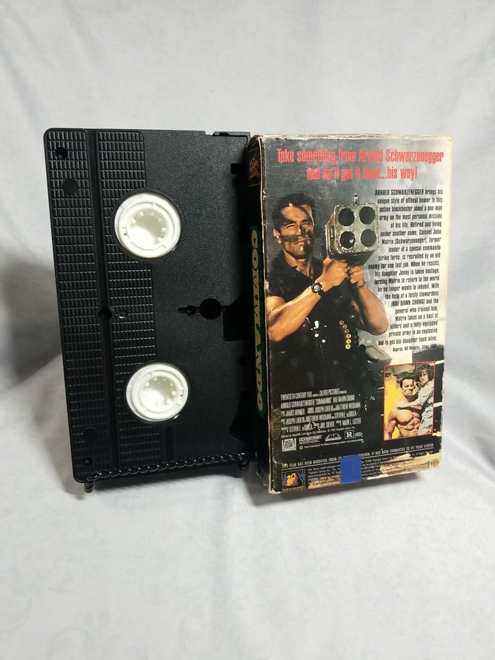 Commando Arnold Schwarzenegger VHS 1997 86162148439 | eBay