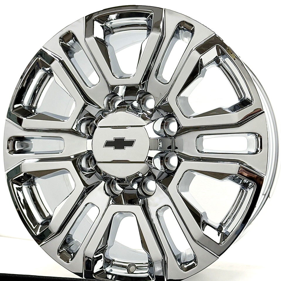 20" Chrome OE Replica 5957 Wheels fits 1999 2010 Chevy Silverado 2500 ...