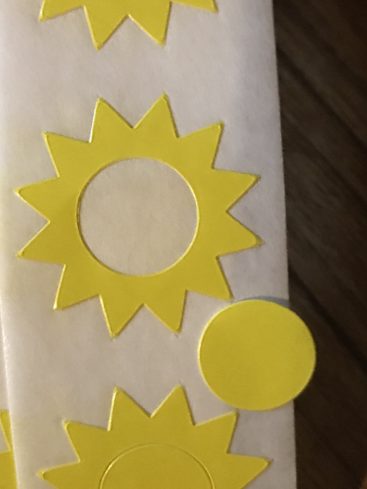 100. TANNING STICKER Stickers Scrapbooking Crafts YELLOW SUN | eBay
