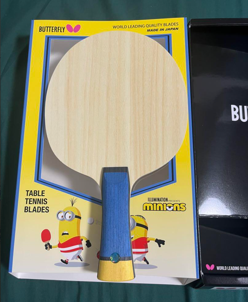Butterfly Table Tennis Limited Edition Minion ALC-FL Racket Blades ...