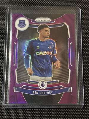 2021-22 Panini Prizm EPL #92 Ben Godfrey Purple Prizm /99 Everton | eBay