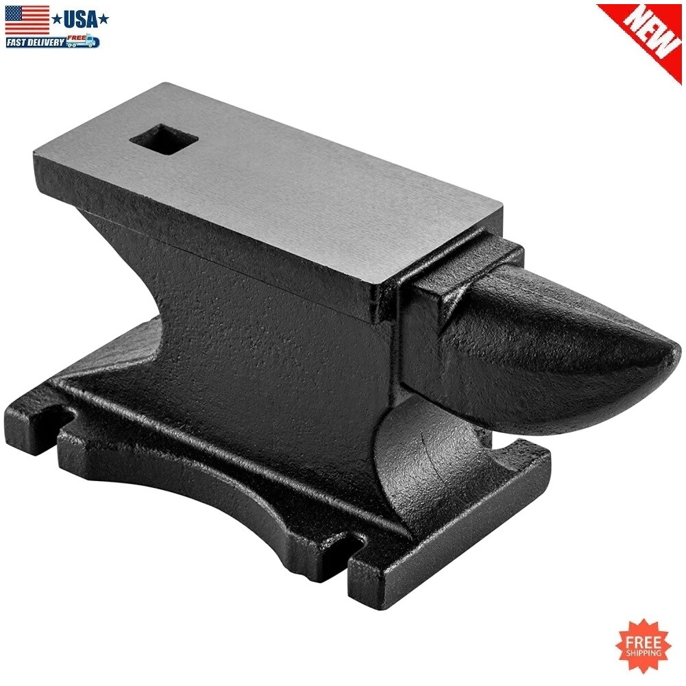 Cast Iron Anvil 100 Lbs Anvil With Countertop Stable Base For Bending ...
