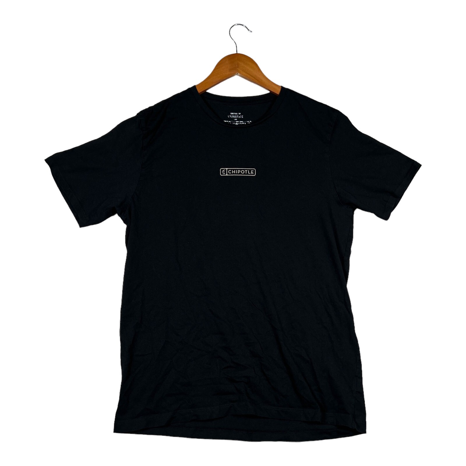 Chipotle We Only Use Real Ingredients In Our Food Employee Men's Black ...