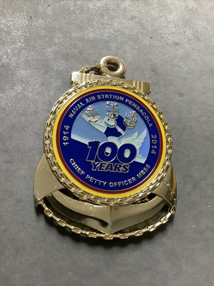 UNITED STATES NAVAL AIR STATION PENSACOLA CPO MESS CHALLENGE COIN | eBay