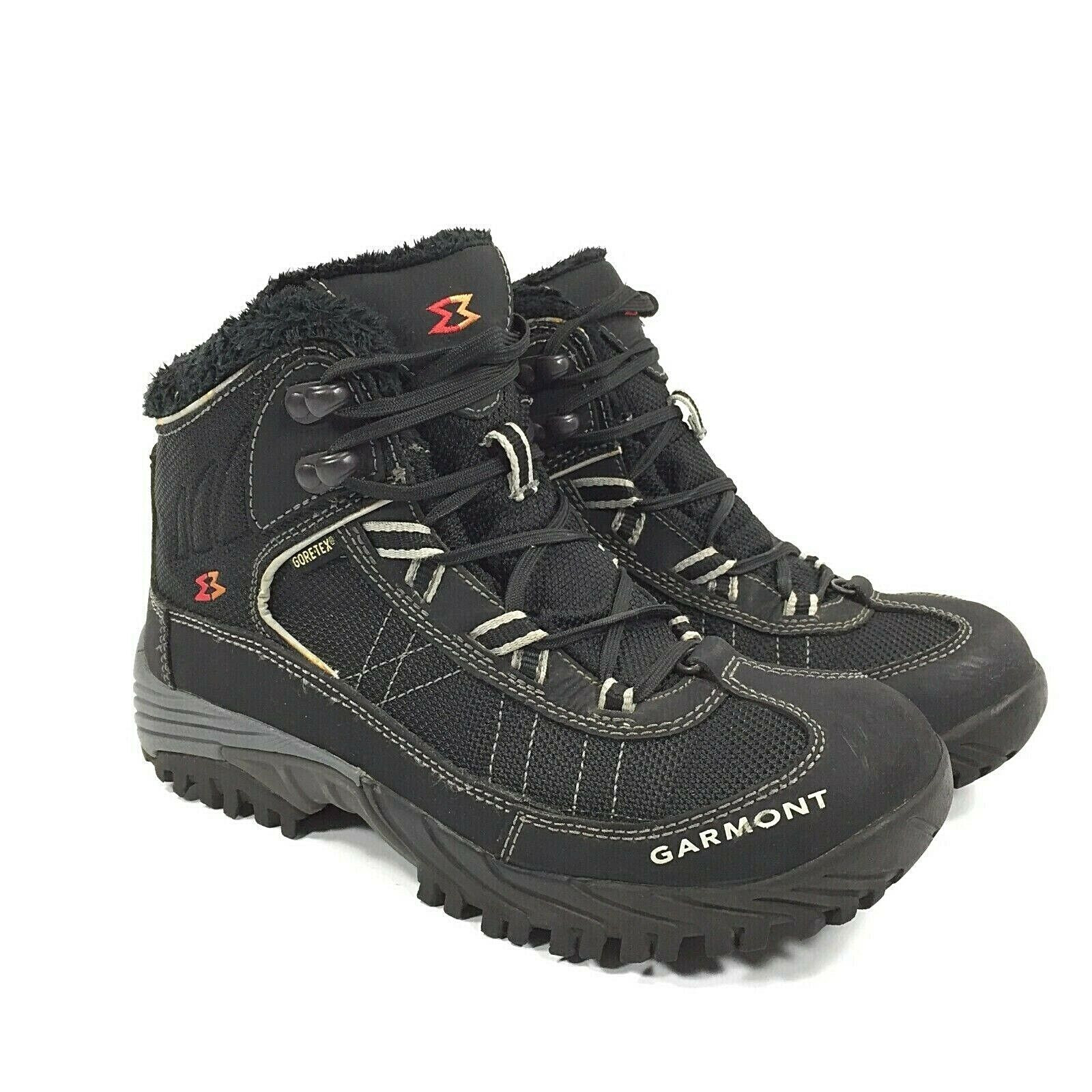 Garmont Boots Men’s 10 Momentum GTX Winter Black Fabric Insulated ...