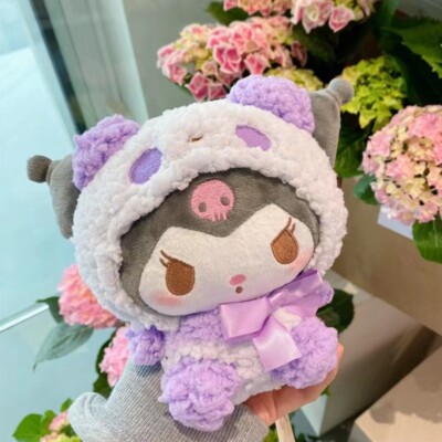 20CM Panda Kuromi Plush Toys Stuffed Anime Soft Doll Cute Original | eBay