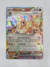 Flareon ex 014/131 Sv: Prismatic Evolutions Holo for sale online | eBay