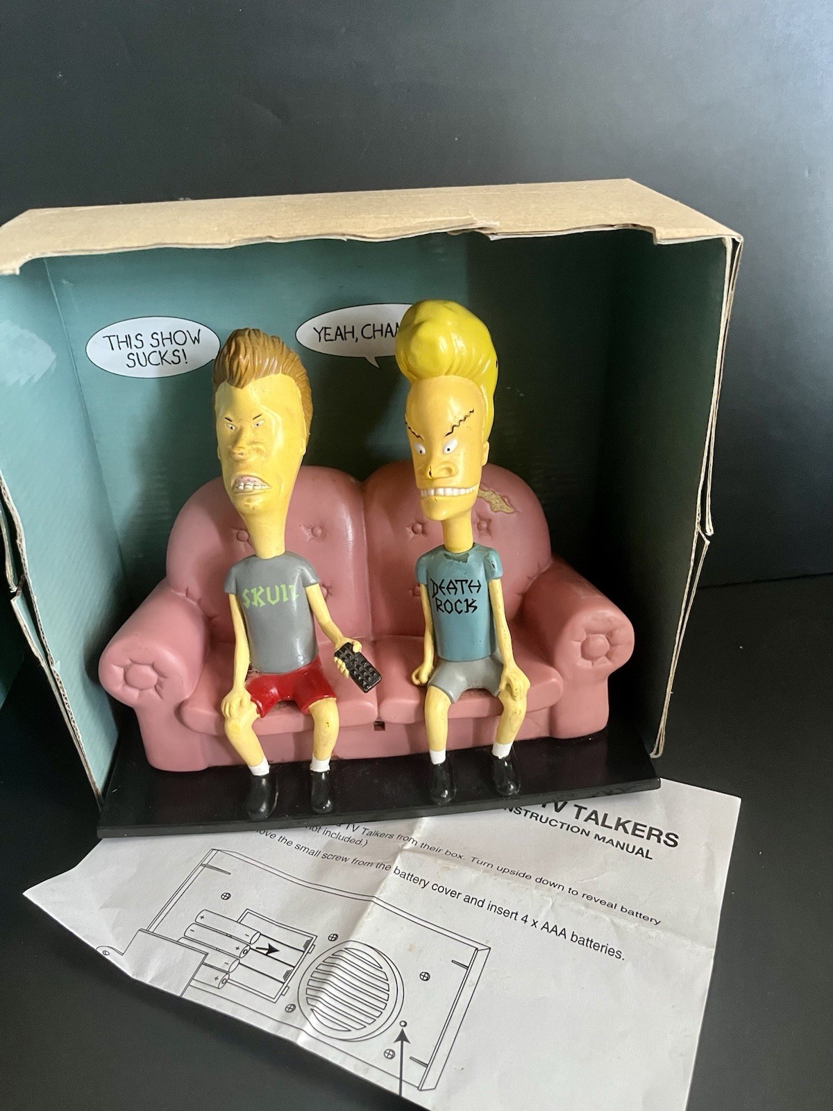 Beavis and Butthead TV Talkers - In Original Box, Untested - 1996 MTV ...