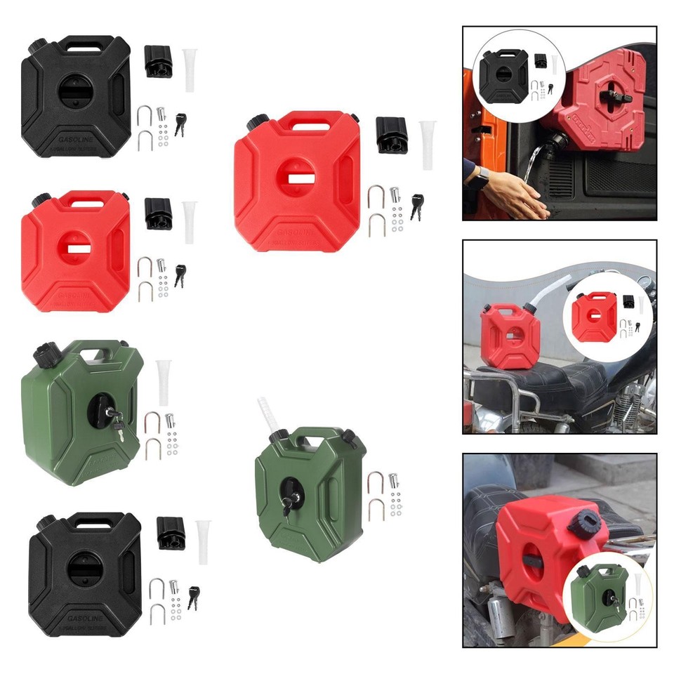 Motorcycle Fuel Tank Fuel Container Multipurpose Accessories Petrol Oil ...