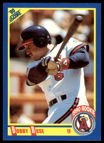 Bobby Rose #604 California Angels 1990 Score Baseball Card | eBay