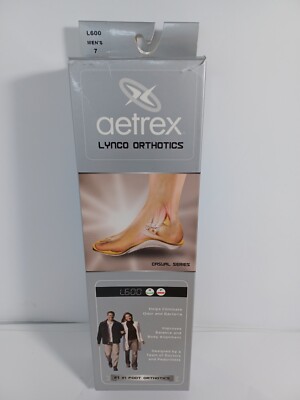 LYNCO ORTHOTICS BY AETREX MENS L600 ARCH SUPPORT FOR CASUAL SERIES ...