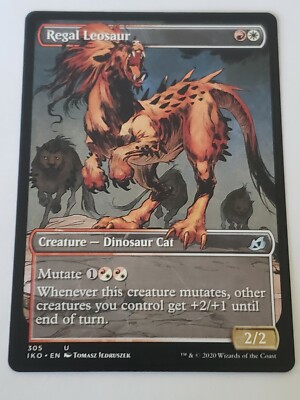 Regal leosaur Showcase Ikoria Lair Of Behemoths Mtg Card Mint Condition ...