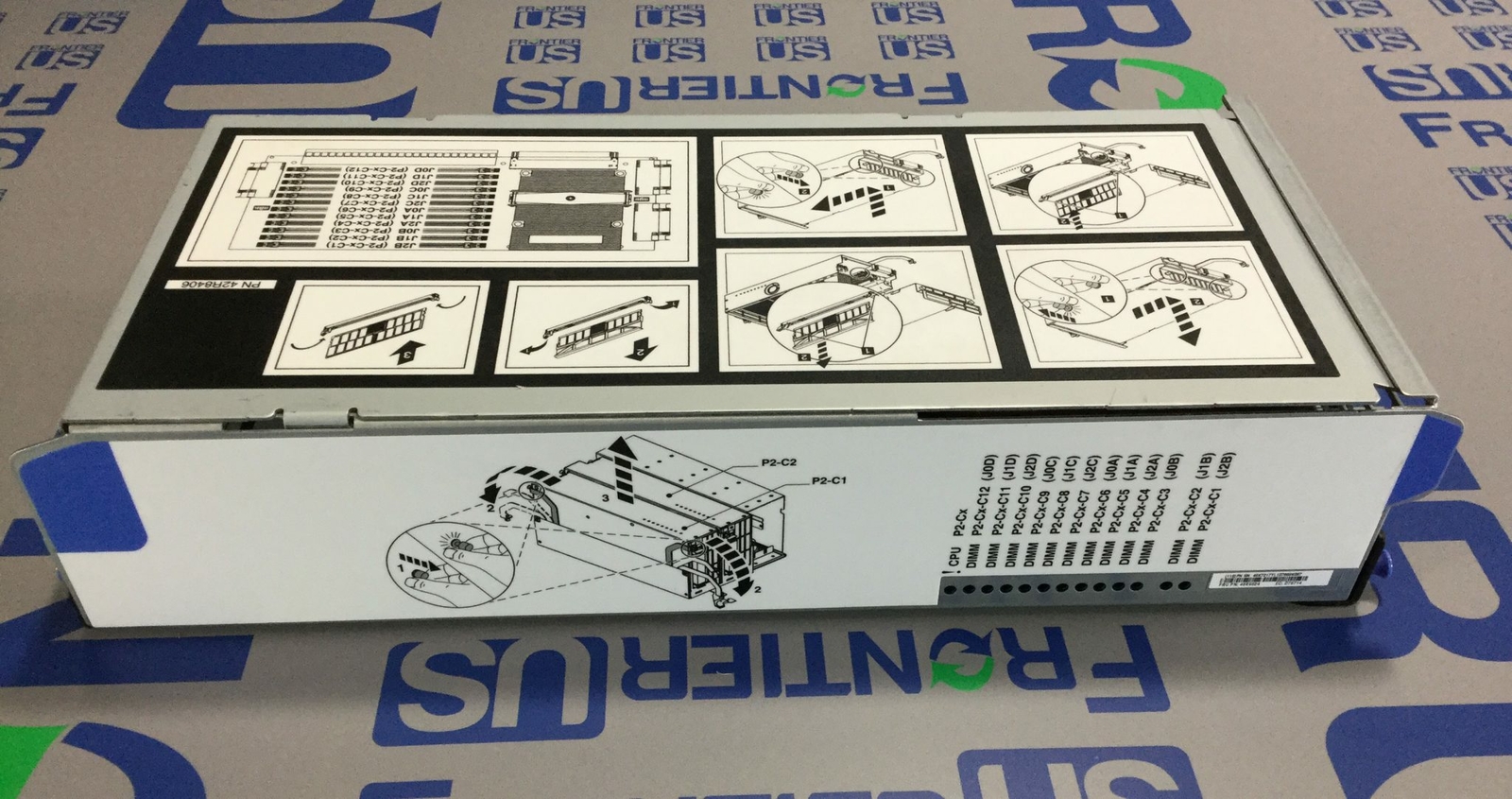 7387 IBM 4.4GHZ 0/2-CORE POWER6 PROCESSOR CARD W/12X DDR2 MEMORY SLOTS ...