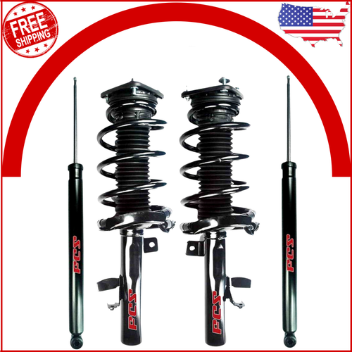 FCS Front Complete Struts & Rear Shocks 4PCS Set For 2012 2013 Ford ...