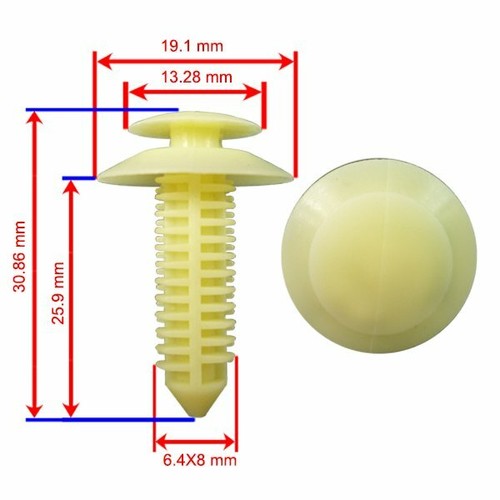 15 x Interior Door Trim Panel Retainer Plastic Clip For Ford For ...