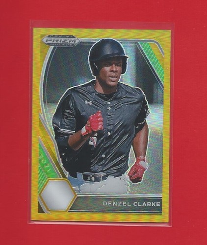 Denzel Clarke 2021 Panini Prizm Draft Picks Gold Prizm 6/10 , Oakland ...