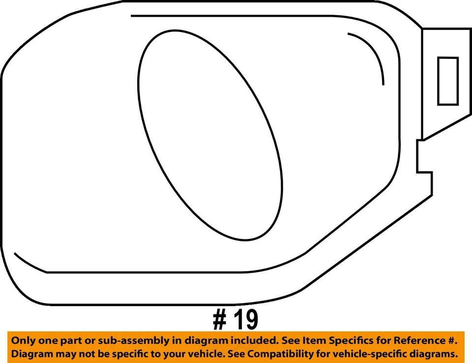 GMC GM OEM 15-16 Canyon Front Bumper-Foglight Fog Light Bezel Trim Left ...