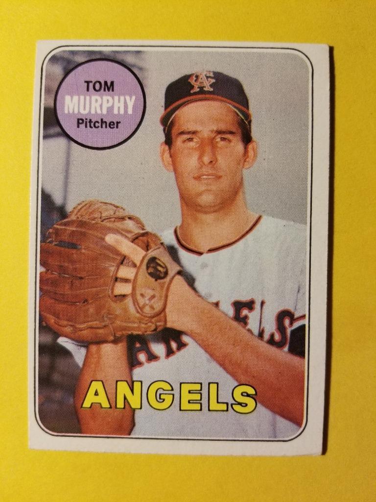 VINTAGE TOM MURPHY #474 CALIFORNIA ANGELS - 1969 TOPPS MLB BASEBALL | eBay
