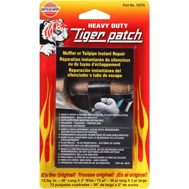VersaChem Tiger Patch Muffler and Tailpipe Repair Tape 00270 for sale online | eBay