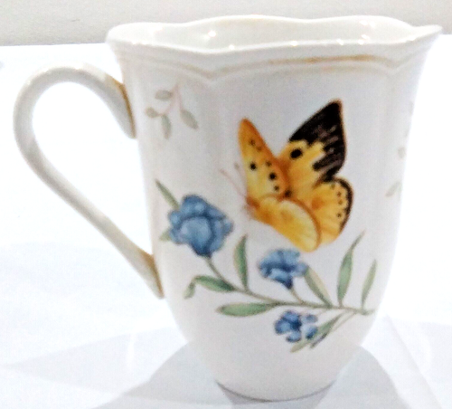Lenox Monarch Butterfly Meadow Porcelain Coffee Tea Cup with Scalloped ...