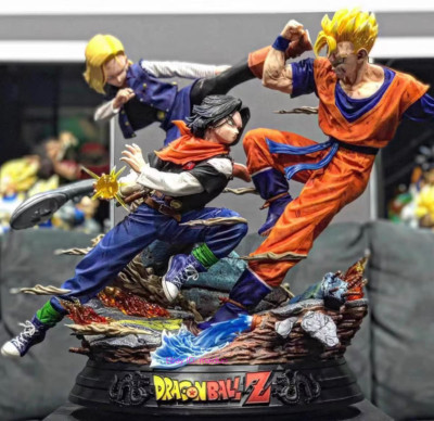 Android 17 Android 18 VS Gohan Resin KD Studio Recast Statue 1/4 | eBay