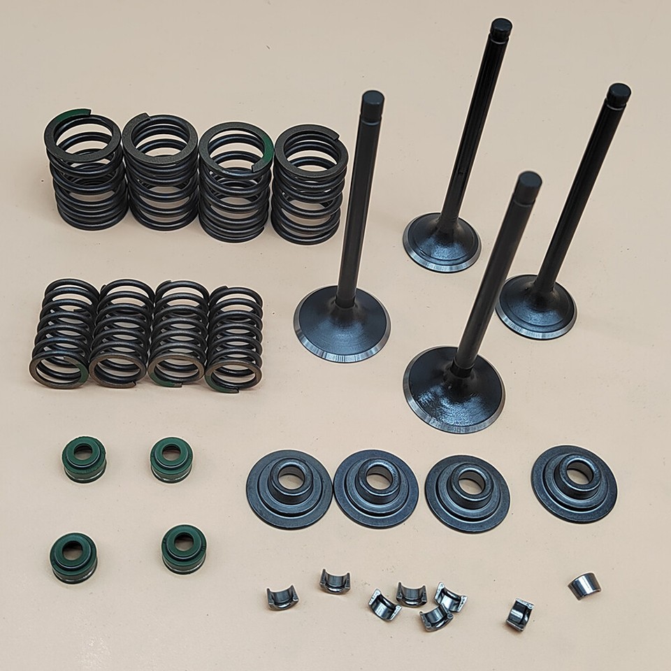 Head Intake & Exhaust Valves Seals Springs Kit For Honda XR650L XR650 ...