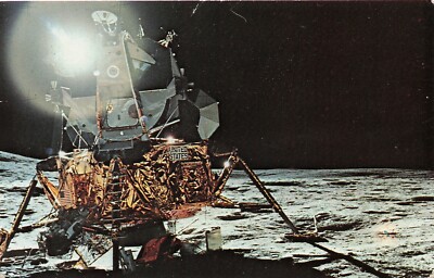 Apollo 14 LEM On The Moon Surface Alan Shepard NASA Mission 1971 ...