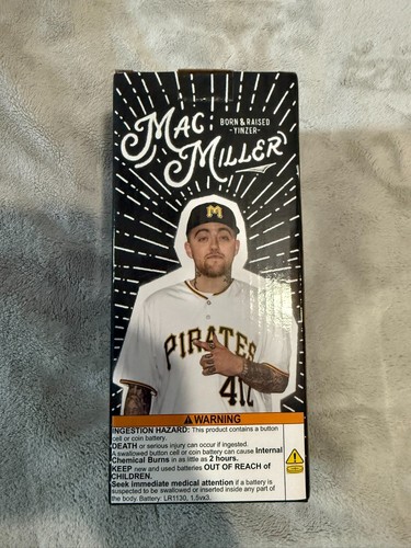 Mac Miller Bobblehead Pittsburgh Pirates Stadium Collectible, Brand New ...
