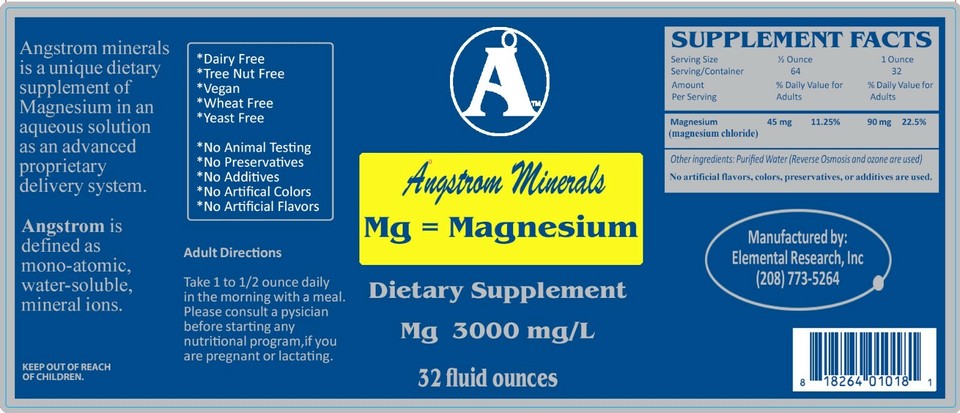 Magnesium 32 oz - Angstrom Minerals (1 Pack) | eBay