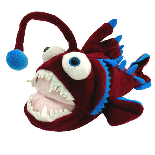 Angelo Angler Fish Plush Soft Toy 22cm Stuffed Animal by Huggable Toys ...