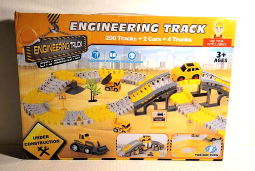 CREATE A ROAD Engineering Track Set Building Car Construction 200 ...