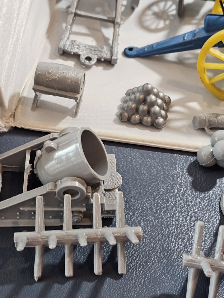 Vintage Marx Calvary Civil War Soliders Cannons Play Set | eBay