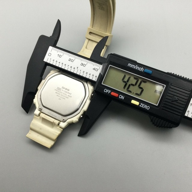 Digital Casio Watch Illuminator 3224 F-108whc White Resin Band ...