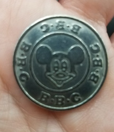 Disney Mickey Mouse BBC Tokens Lot Of 7 | eBay