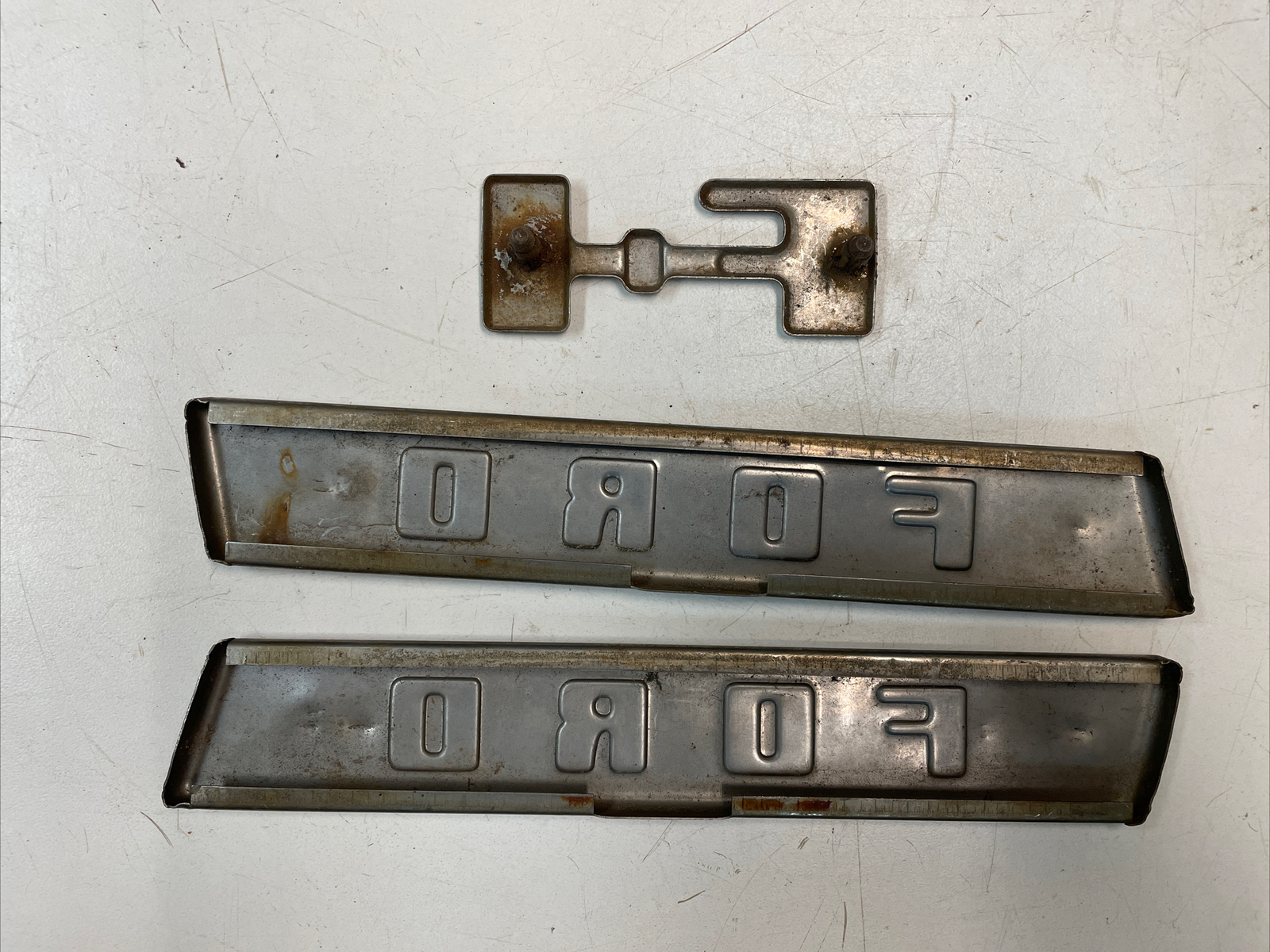 1948-1950 FORD F-1 PICKUP OEM HOOD Emblems Vintage | eBay