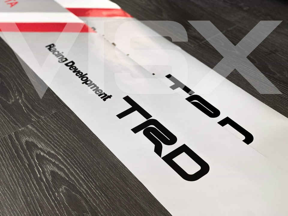 Racing TRD Toyota Windshield Banner Sticker Universal JDM Sun Strip ...