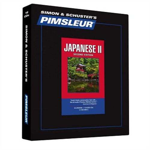 Pimsleur Japanese Level 2 CD: Learn to Speak and Understand Japanese ...