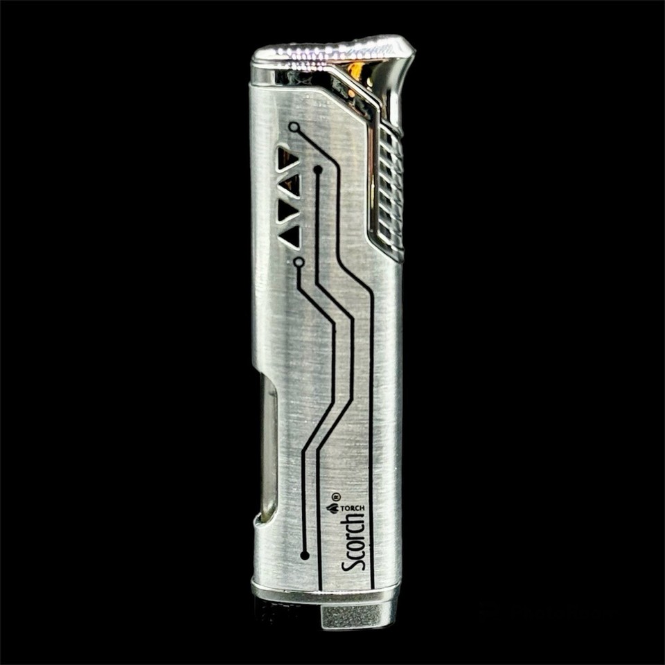 SCORCH TORCH Single Flame Butane Refillable Slim Scorch Torch Lighter ...
