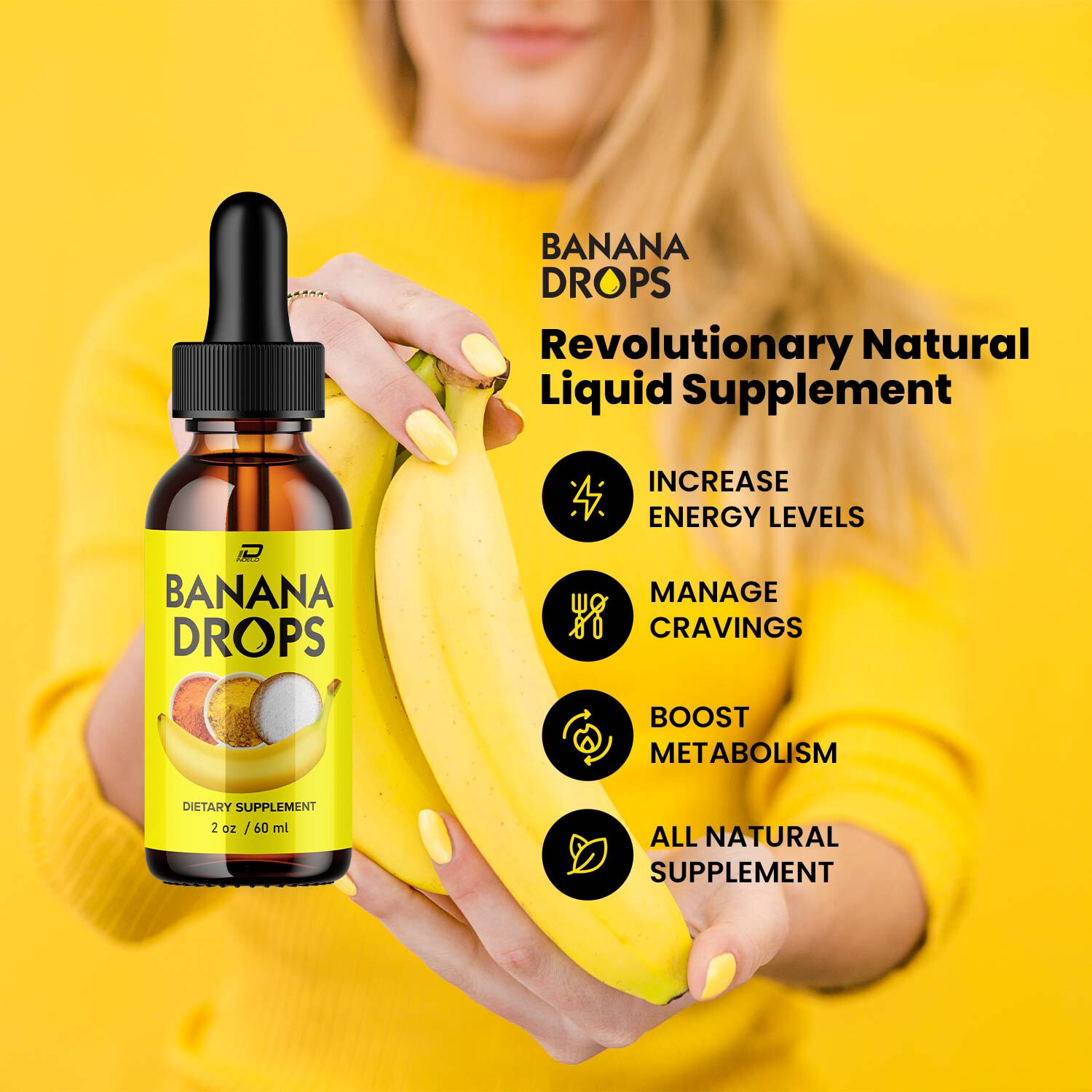 Banana Drops for Weight Loss Liquid Supplement, Banana Drops Official ...