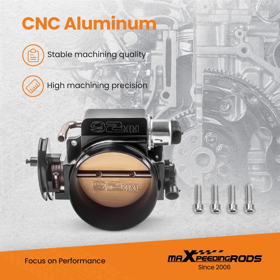 Throttle Body Cable For GMC Gen III LSX LS1 LS2 LS3 LS4 LS6 LS7 92MM ...