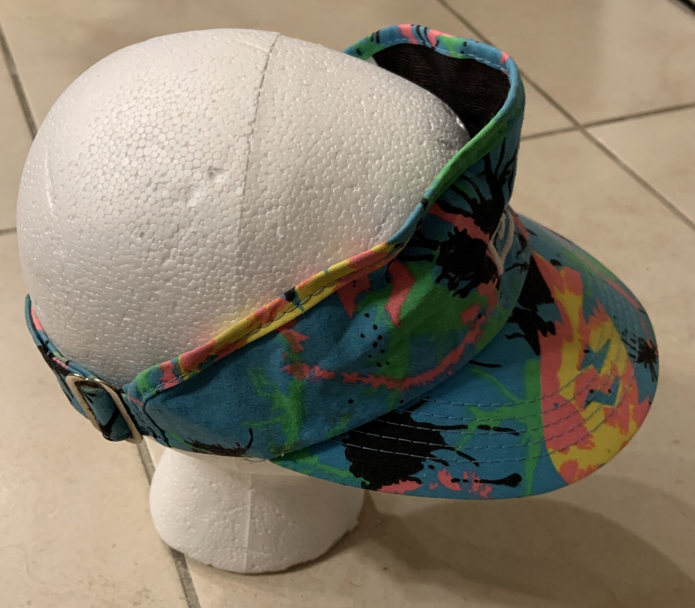 Rare 1990s Vintage Smirnoff Visor Hat Adjustable Spla… - Gem