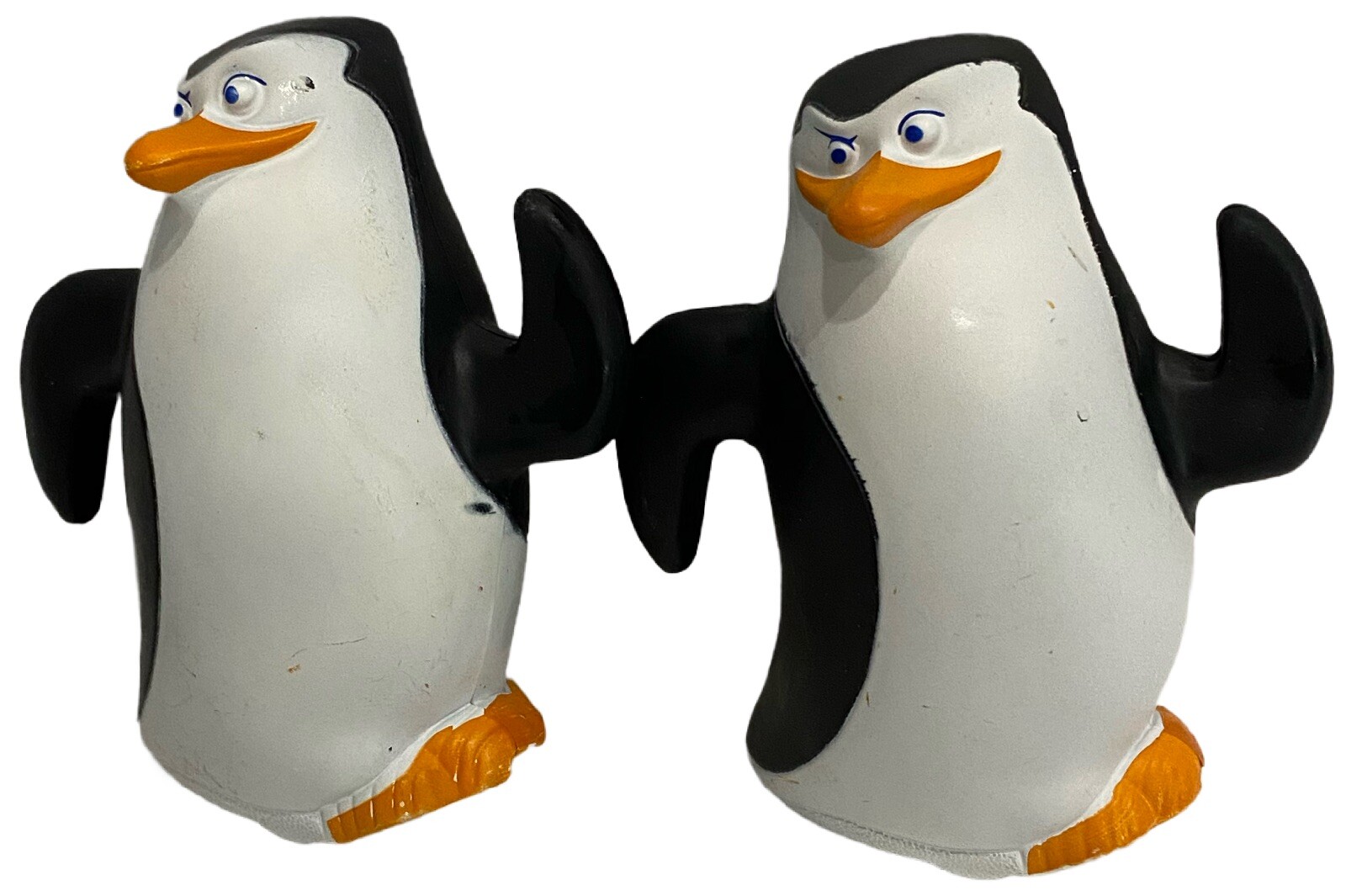 Lot of 2 McDonalds Penguins of Madagascar Skipper Rolls Wind Up Toy ...