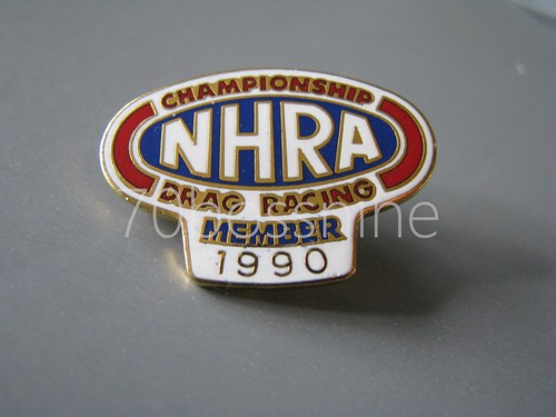 1990 NHRA DRAG RACING MEMBER NHRA DRAG RACING HAT PIN LAPEL PIN | eBay