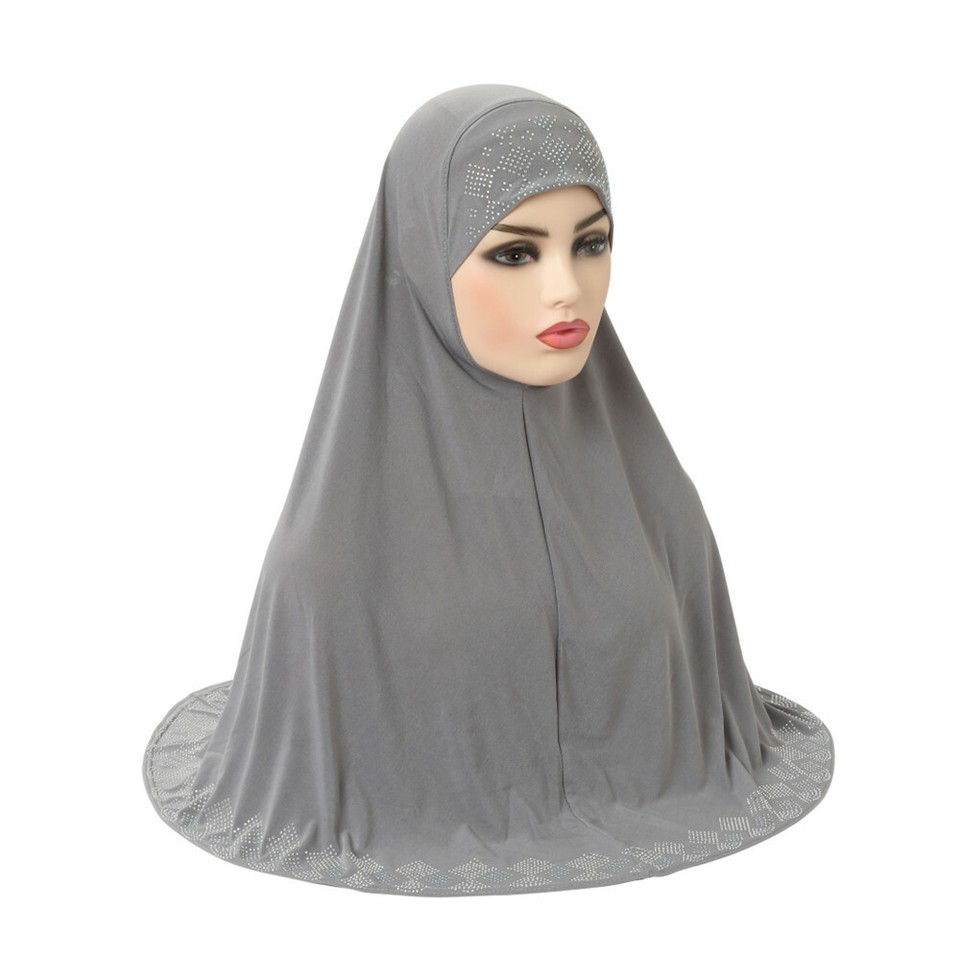 Overhead Khimar Hijab Scarf Women Muslim Turban Headscarf Islamic ...