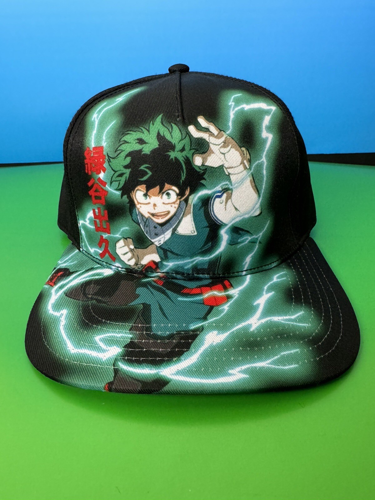 MY HERO ACADEMIA Snapback Ball Cap Hat Anime MANGA Izuku Midoriya | eBay