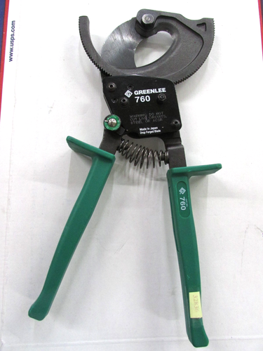 GREENLEE CABLE CUTTERS 760 HIGH PERFORMANCE RATCHET *NICE* | eBay