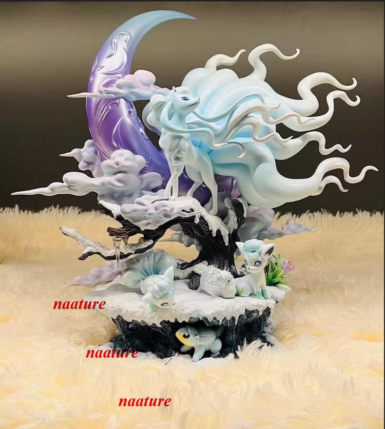Moon Shaoow Studio Vulpix&Ninetales LED Light Limited Figurine Model ...
